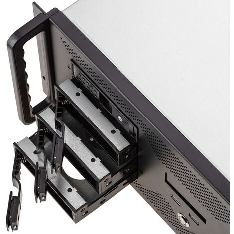 RackMatic - Caja rack 19" IPC ATX 4U 1x 5.25" + 4 x 3.5" (Hot Swap ...