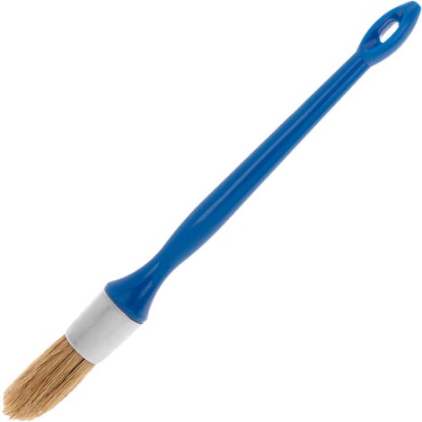 PrimeMatik - Brocha redonda para pinturas y barnices número 6 de 6 mm ...