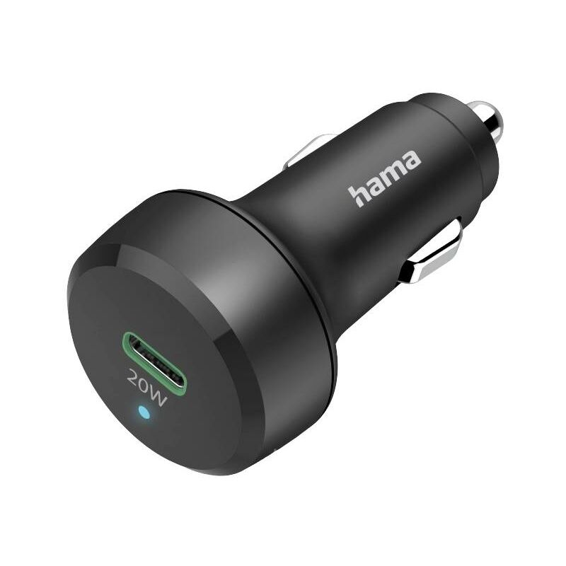 Hama Car Charger 20W Chargeur USB 20 W 1x USB-C® Power Delivery noir ...