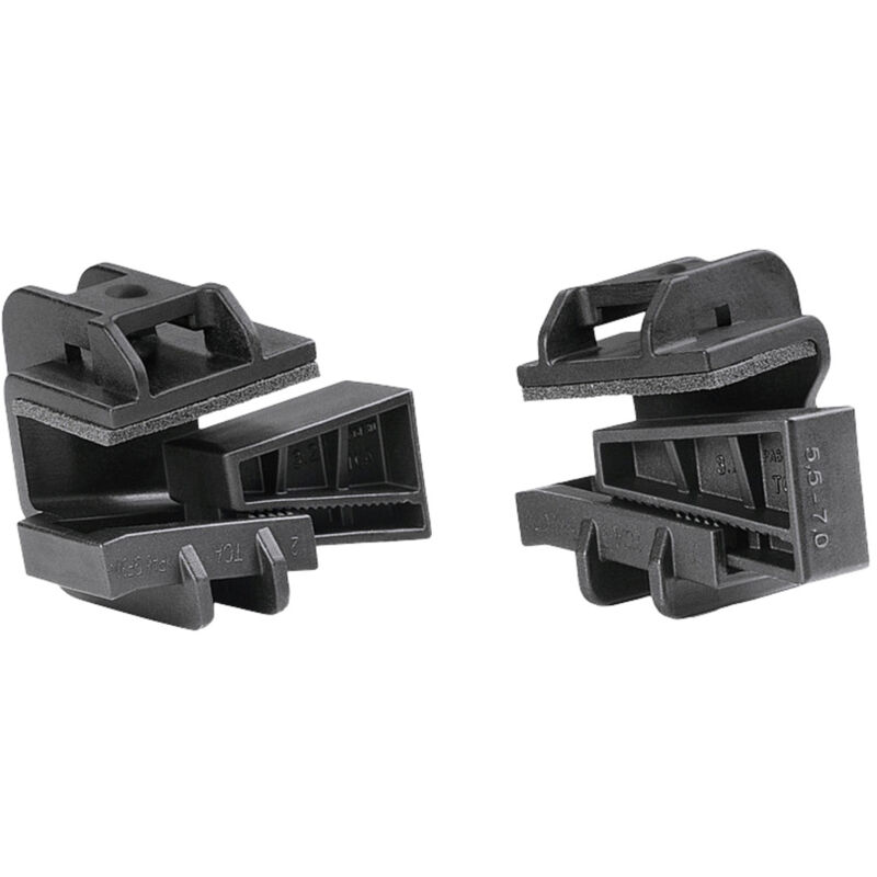 HellermannTyton Beam Clamp D with foam-PA6GF30-BK Embase de fixation ...