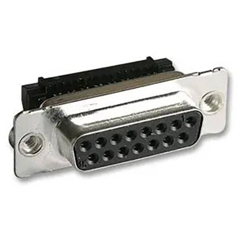 MH Connectors MH10592 Embase SUB-D femelle 180 ° Nombre de pôles: 15 autodénudant 1 pc(s) R754072