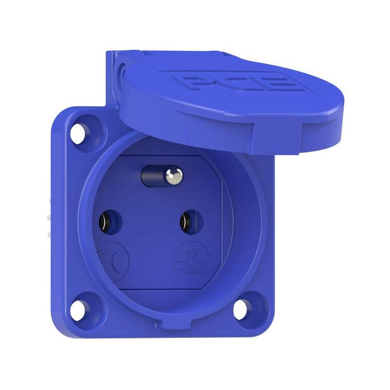PC Electric 104-0bs Prise à contact de protection IP54 bleu R247432
