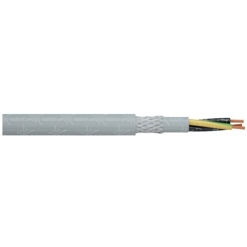 Faber Kabel YSLYCY-OZ Câble de commande 3 x 1.5 mm² gris 031916 ...