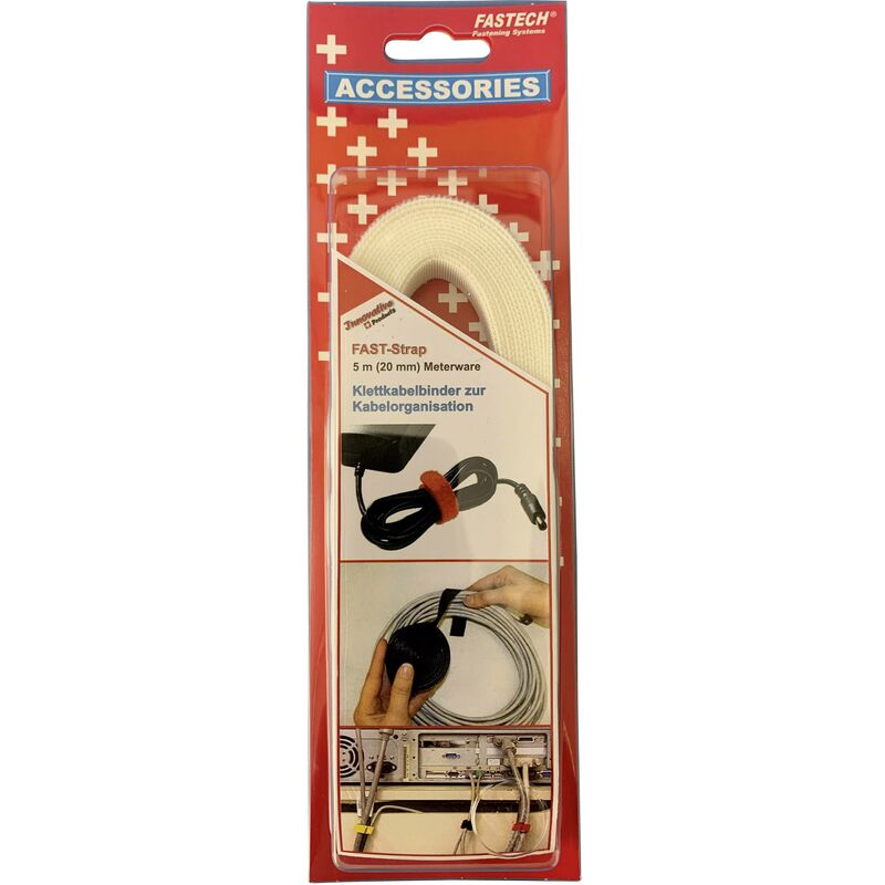 FASTECH® 697-010 Bande auto-agrippante pour grouper partie velours et ... FASTECH® 697-010 Bande auto-agrippante pour grouper partie velours et ...