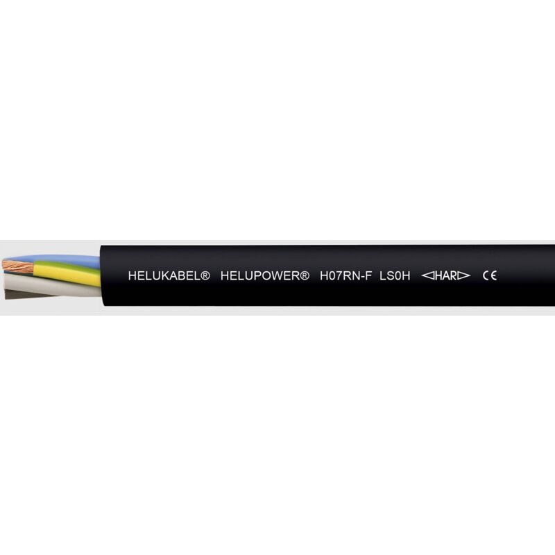 Helukabel 30757 Câble à gaine caoutchouc HELUPOWER® H07RN-F LS0H 2 x 1. ...