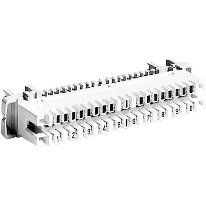 Bornier de sectionnement avec code couleur pour 10 paires de fils 20 ...