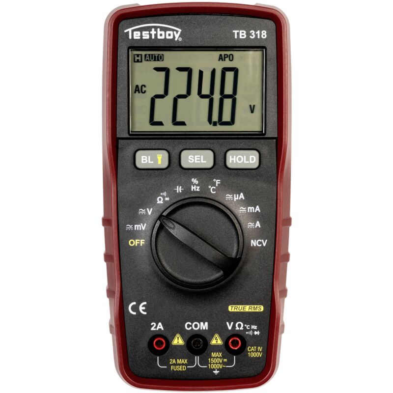 Testboy TB 318 Multimètre numérique CAT IV 1000 V C362642