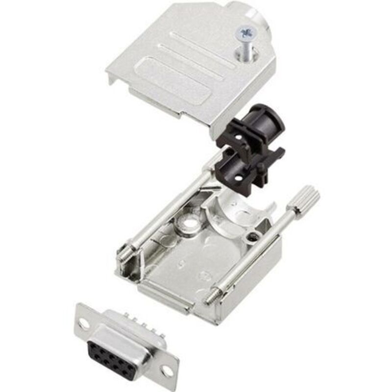 Kit embase SUB-D femelle Nombre de pôles: 9 encitech DTZK09-DMS-K 6355-0002-31 180 ° fût à ...