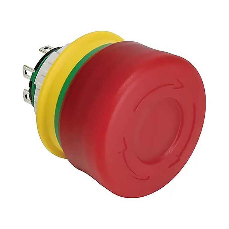 Idec Short Body E-stop Arrêt d'urgence 250 V 3 A IP65, IP67, IP69K 1 pc ...