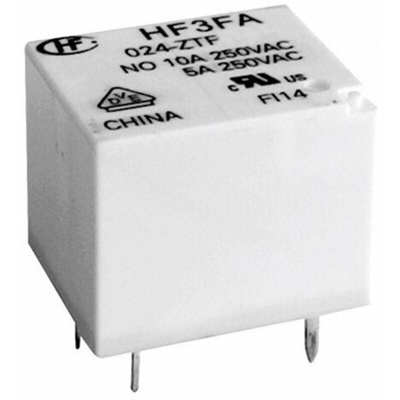 Hongfa HF3FA/012-ZTF Relais pour circuits imprimés 12 V/DC 10 A 1 inverseur (RT) 1 pc(s) S74337