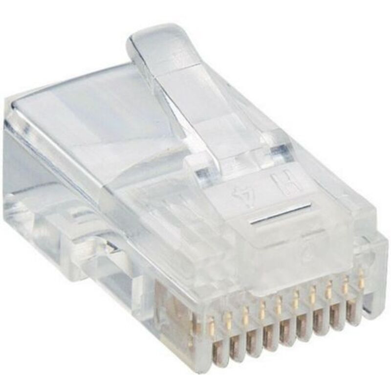 Fiche modulaire mâle Lumberg P 303 RJ50 mâle, droit RJ48 transparent 1 ...