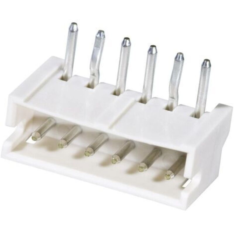 Barrette mâle encastrable (de précision) série ZH JST S6B-ZR (LF)(SN) Nbr total de pôles 6 Pas ...