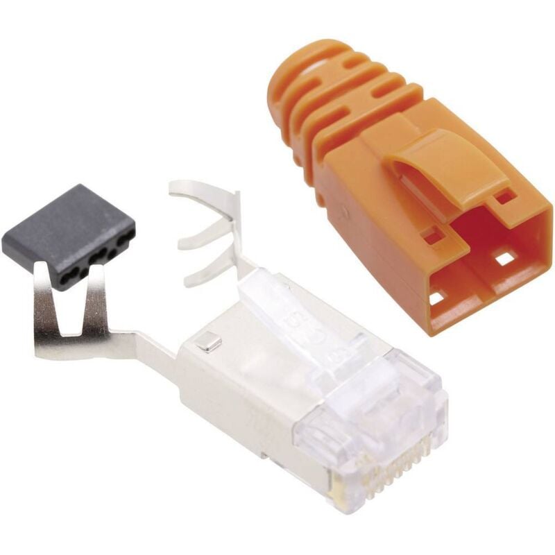 Connectique RJ45 CAT 6 BEL Stewart Connectors SS39ORE RJ45 mâle, droit ...