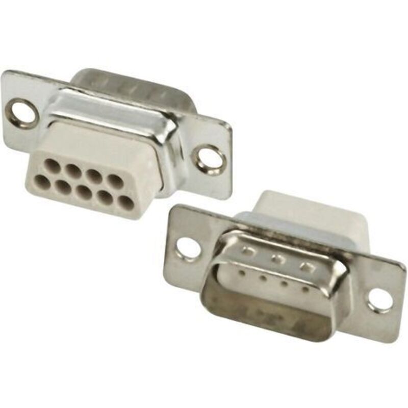 MH Connectors MHDBC09SP-NW Embase SUB-D mâle 180 ° Nombre de pôles: 9 à ...