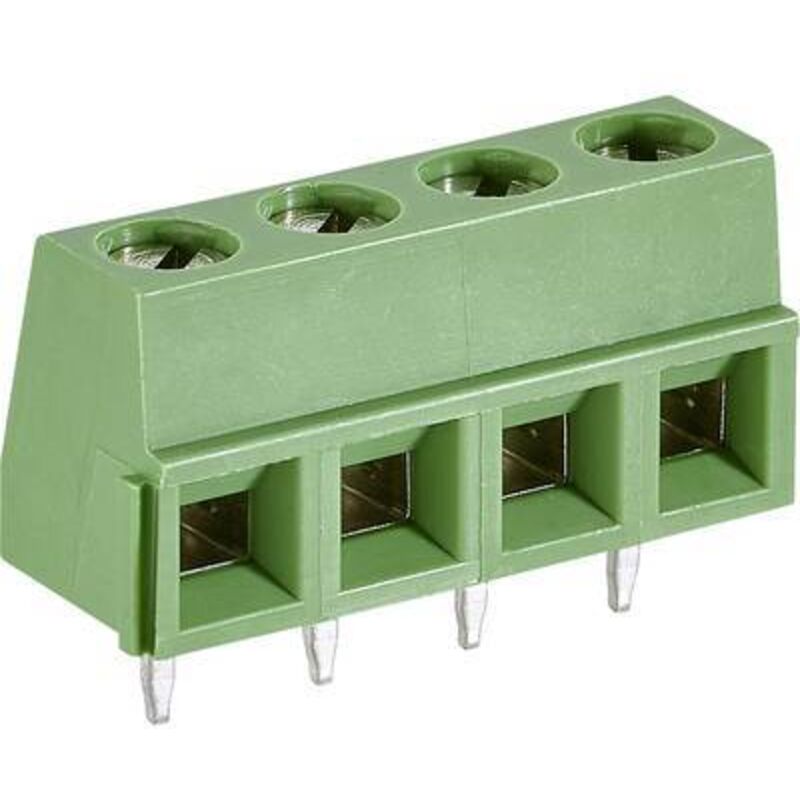 Bornier à vis TE Connectivity 282836-4 1.31 mm² Nombre de pôles 4 vert ...