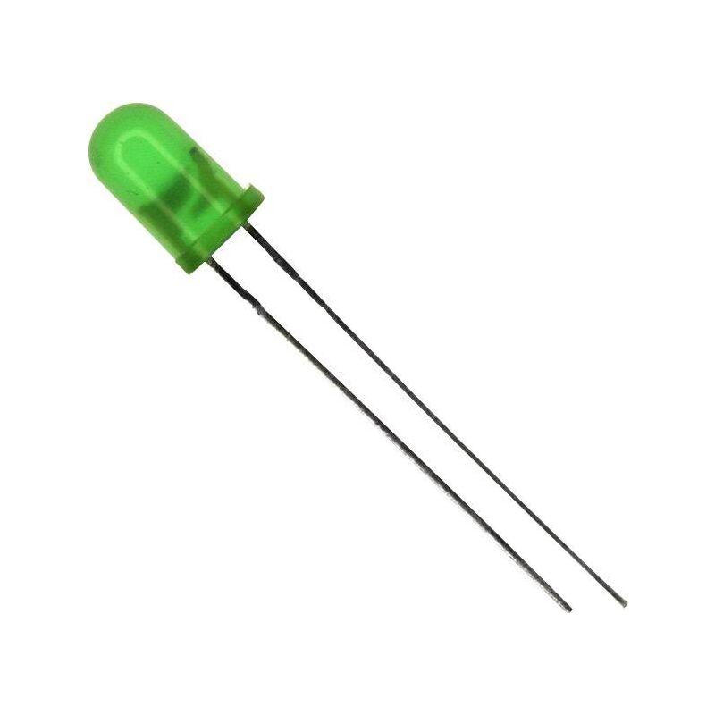 LUMEX SSL-LX5093GD-12V LED vert rond 5 mm 20 mcd 60 ° 12 mA 12 V V990551