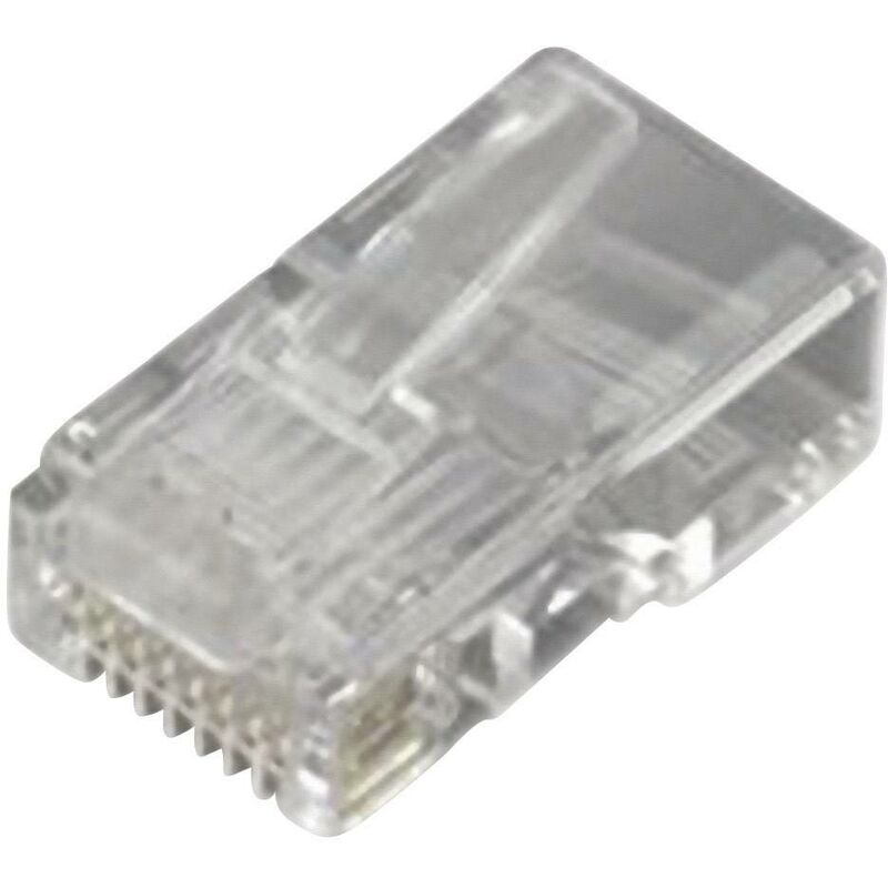 Fiche modulaire RJ45 mâle MH Connectors MHRJ458P8CR 6510-0104-01 RJ45 ...