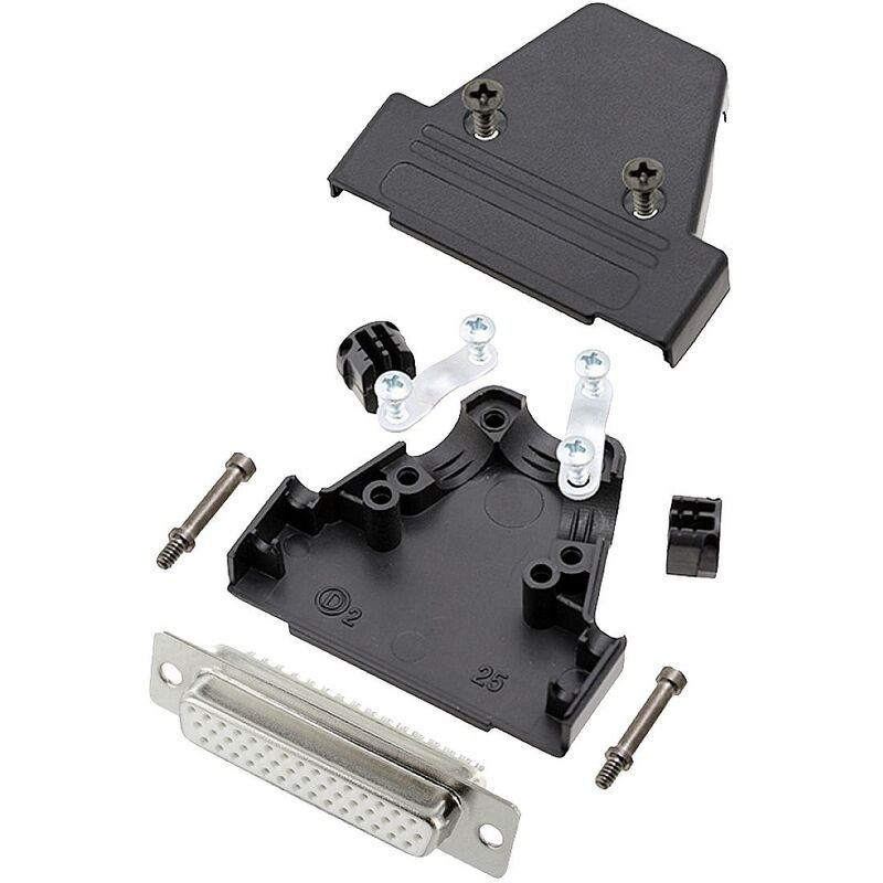 encitech TRI-P-25-HDS44-W-K 6355-8068-13 Kit embase SUB-D femelle 180 ° Nombre de pôles: 44 fût ...