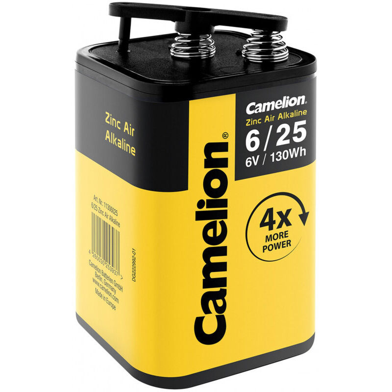 Pile spéciale 4LR25 alcaline(s) Camelion 11306025 contact à ressort 6 V ...