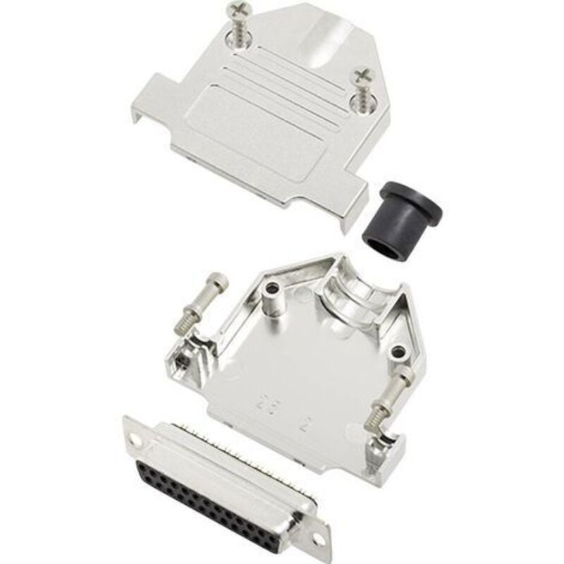 Kit embase SUB-D femelle Nombre de pôles: 25 encitech DTNT25-M-DBS-K 6355-0070-23 180 ° fût à ...