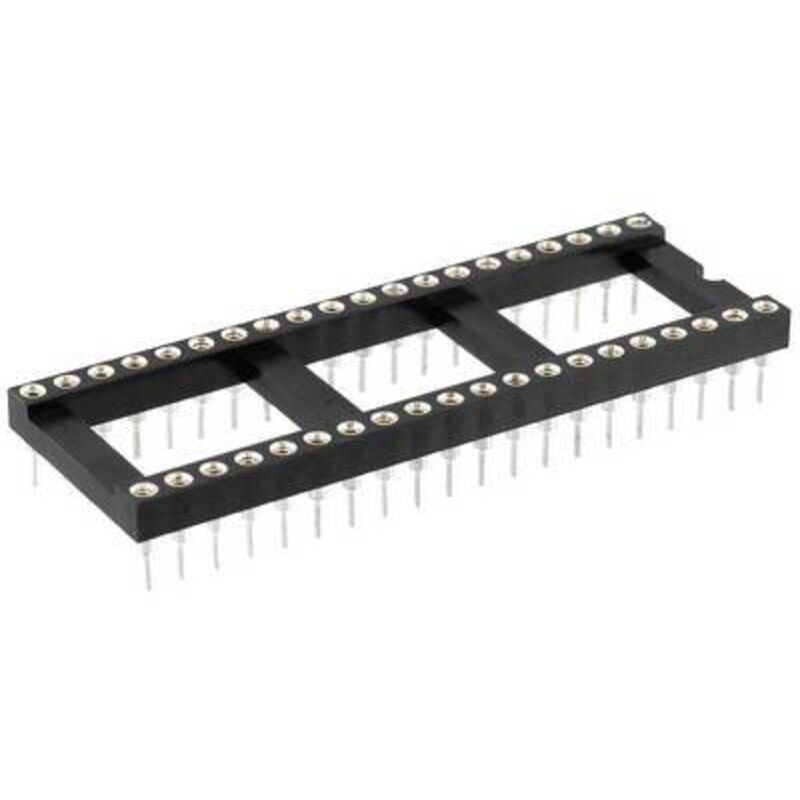 econ connect PZ40CB Support de circuits intégrés Nombre de pôles: 40 contacts de précision 1 pc ...