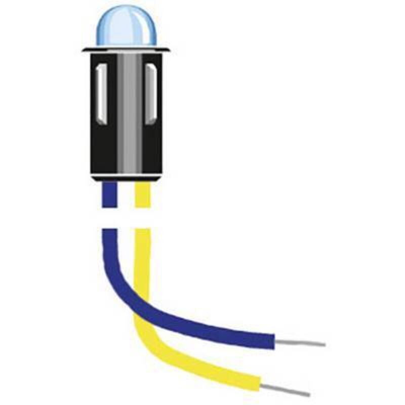 Oshino MD-567Y Voyant de signalisation LED jaune 2.1 V/DC 30 mcd S877351