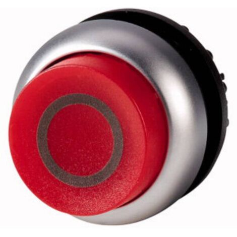 Eaton 216804 M22-DRLH-R-X0 Bouton-poussoir lumineux à rappel collerette plastique 1 pc(s) Q224752