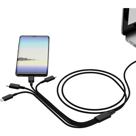 Smrter Câble de charge USB USB-A mâle, USB-C® mâle, USB-C® mâle ...