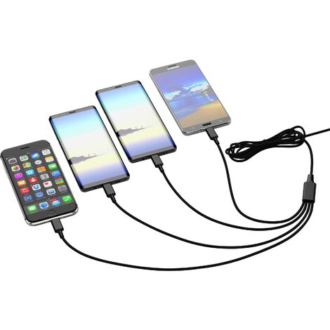 Smrter Câble de charge USB USB-A mâle, USB-C® mâle, USB-C® mâle ...