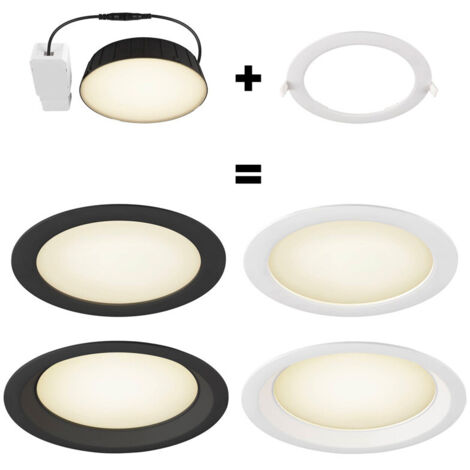 SLV Downlight V 200 1007487 Cache noir R054432