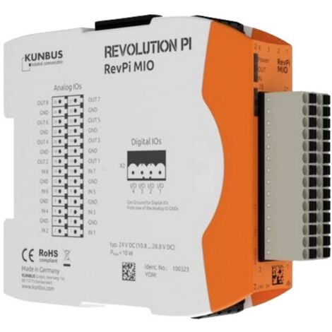 API - Module d'extension Revolution Pi by Kunbus RevPi MIO PR100323 24 ...