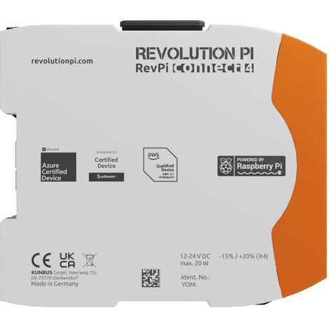 Revolution Pi by Kunbus RevolutionPi Connect 4 PR100376 API - Module d ...