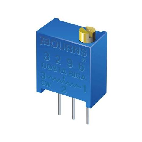 Bourns 3296W-1-204LF Trimmer Cermet 0.5 W 200 kΩ 9 ° 1 pc(s) R089602