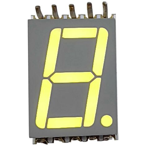 TRU COMPONENTS LED CMS jaune 10 mcd Affichage à chiffres uniques R729352