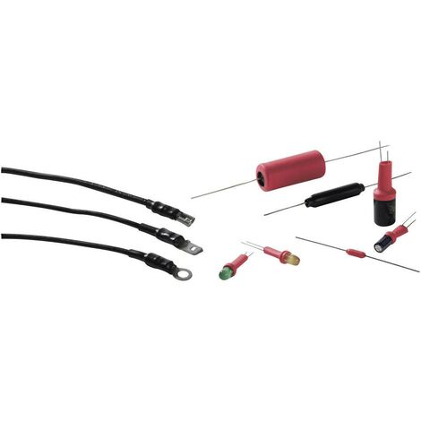 HellermannTyton 300-73080 Gaine thermorétractable sans colle noir 12.70 mm 6.40 mm Taux de ...