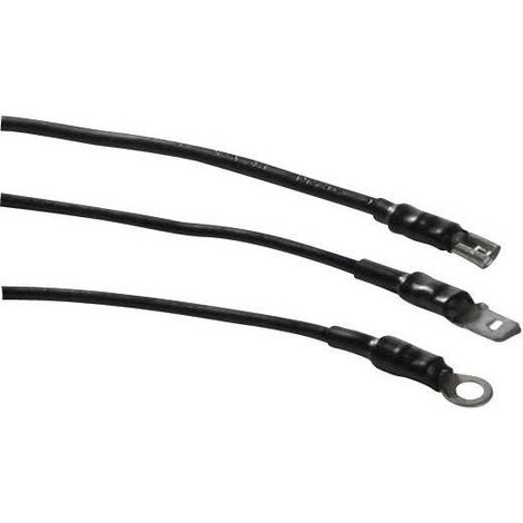 HellermannTyton 300-73080 Gaine thermorétractable sans colle noir 12.70 mm 6.40 mm Taux de ...