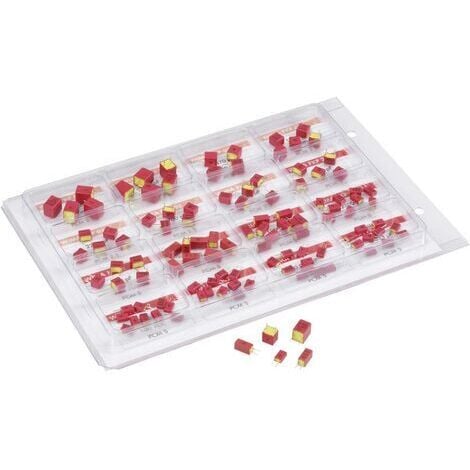 Wima 115 pc(s) Assortiment de condensateurs à film FKP sortie radiale ...