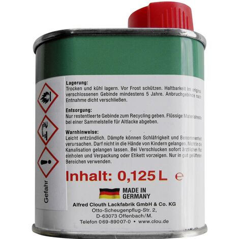 Vernis vert pour ampoules bouteille de 250 ml TLK250/GRÜN D53616