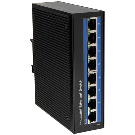 Commutateur Ethernet industriel LogiLink NS203 8 ports 10 / 100 / 1000 ...