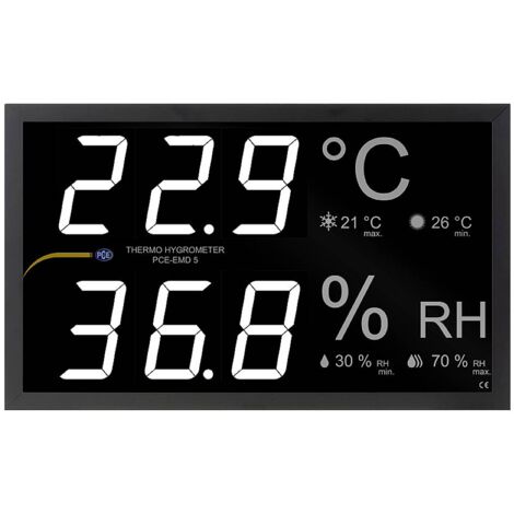PCE Instruments PCE-EMD 5 PCE-EMD 5 Instrument de mesure encastrable 0 ...