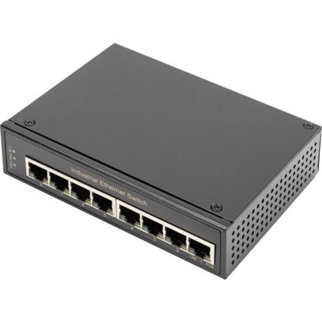 Commutateur Ethernet industriel Digitus DN-651108 8 ports 10 / 100 / 1000 MBit/s Q045802