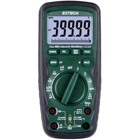 Extech EX530A multimètre digital noir haute précision