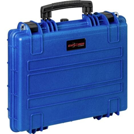 Explorer Cases Valise d'extérieur 4412HL.N blue navy with pick & pluck foam (l x H x P) 45 x 35 ...
