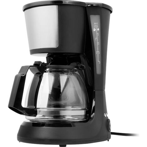 Tristar Cafetière noir Nombre de tasse=6 verseuse en verre, fonction de conservation de la ...