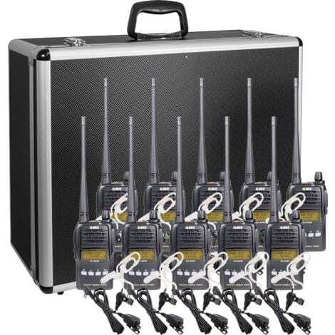 Alinco Team-Set DJ-A-446 KEP-24-AL 150107 Talkie-walkie PMR jeu de 10 Y688393