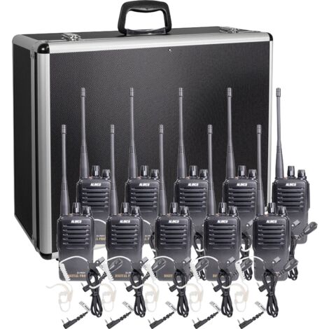 Alinco Team-Set DJ-PAX-4 + KEP-24-VK 150099 Talkie-walkie PMR jeu de 10 Y681693