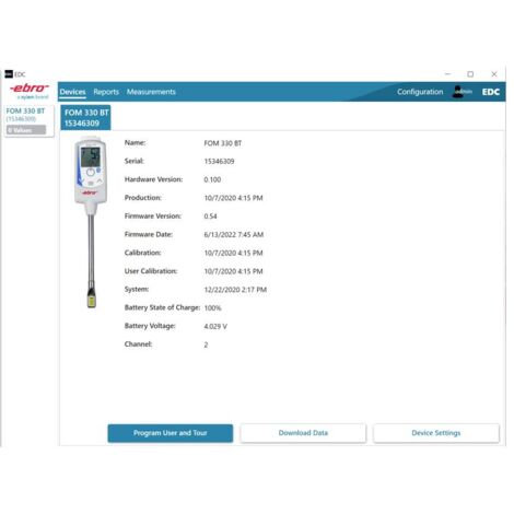 Xylem Easy Data Collector Logiciel de mesure Y648523