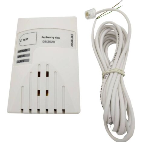 Schabus Kohlenmonoxid GX-CO-12 Gasmelder Détecteur de monoxyde de carbone sur secteur Gaz ...