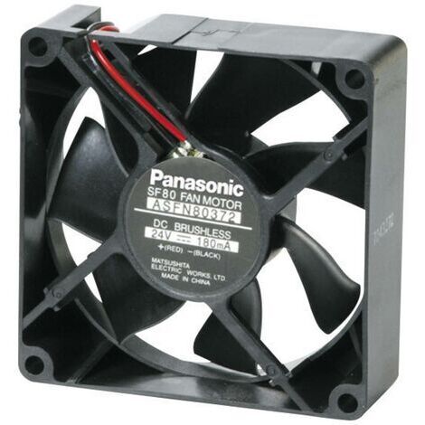 Panasonic ASFN82391 Ventilateur axial 12 V/DC 52.8 m³/h (L x l x H) 80 ...