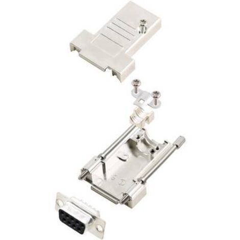 Kit embase SUB-D femelle Nombre de pôles: 9 encitech DTSL09-T-JSRG+DMS-K 6355-0040-31 180 ° fût ...